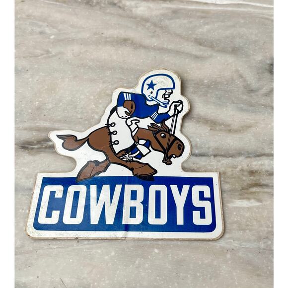 NFL | Design | Vintage Dallas Cowboys Cowboy Joe Decal Sticker Nos 96s ...